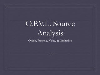 IB History OPVL Chart | PPT