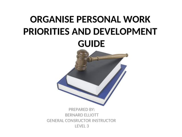 Personal and professional development | PPTX