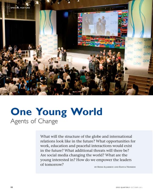 One Young World | PPT | Elections | Politics