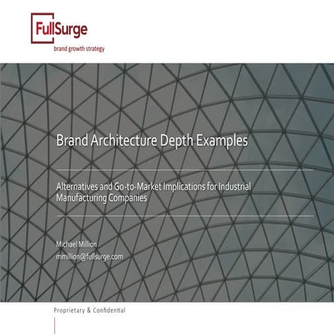 Brand Architecture Depth Examples | PDF