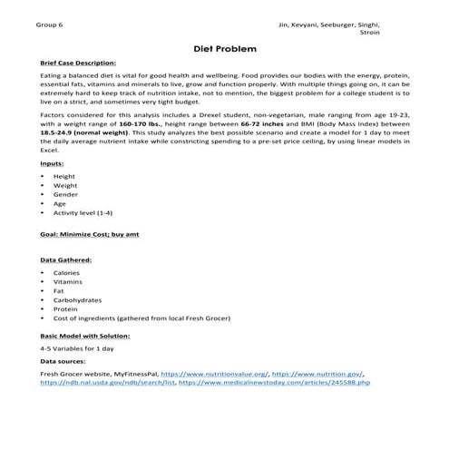 Operations Research Project | PDF