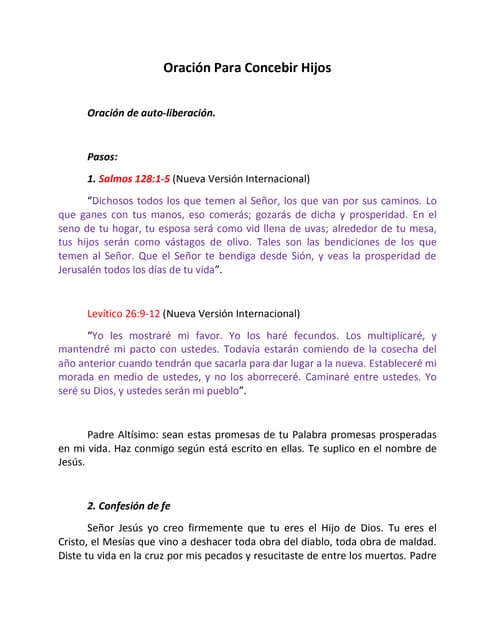 Oración para romper maldiciones impuestas | PDF