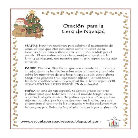 Oracion de navidad 1pag | PPTX