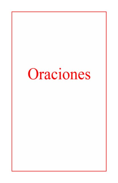 Oración para romper maldiciones impuestas | PDF