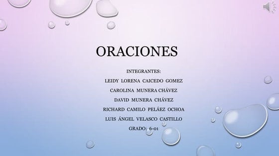 Oraciones en presente simple | PDF