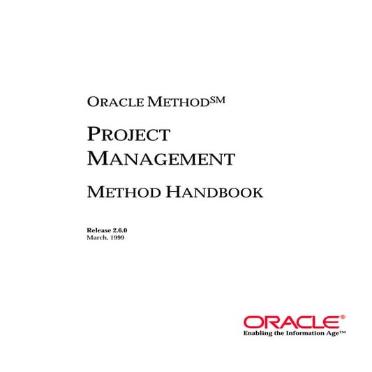 Oracle+projectmanagement | PDF