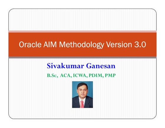 Oracle unified method ver1.0 | PDF | Computer Software and Applications | Computing