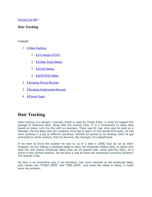 Oracle Core HR with Screen Shots | DOCX | Human Resources | Business
