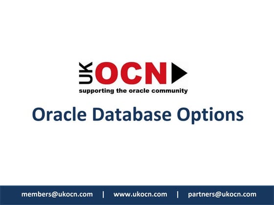 Introduction to Oracle Database | PPTX | Operating Systems | Computer Software and Applications