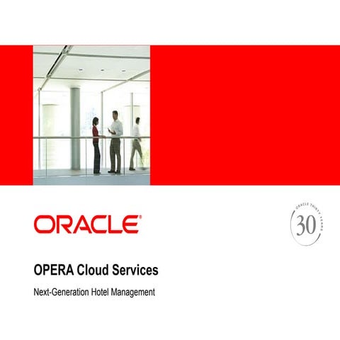 Oracle OPERA Cloud Services - Property Management System | PDF