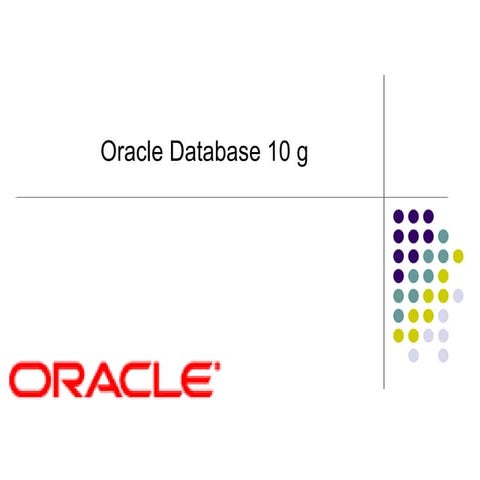 Oracle10g | PPT