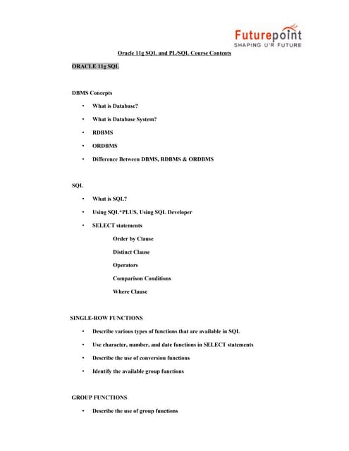 Anna Univ Dbms Sql Presentation 1 Pptx