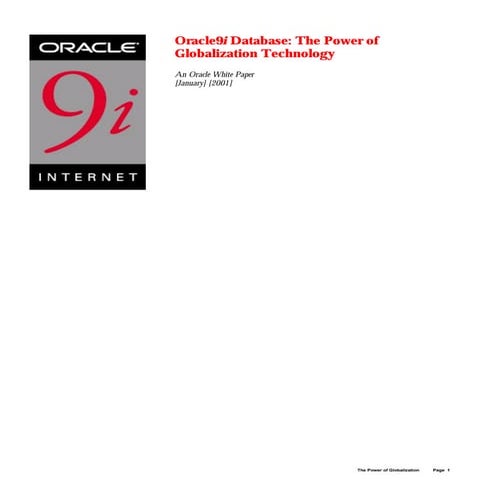 Oracle9i Database | PDF