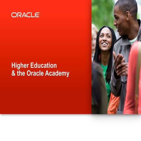 Oracle academy for higher education | PDF | Education