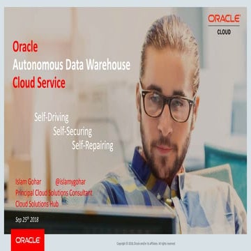 Oracle Autonomous Data Warehouse Cloud Webex With Demo Ppt 7035
