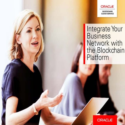 Oracle Blockchain Cloud Service | PPT