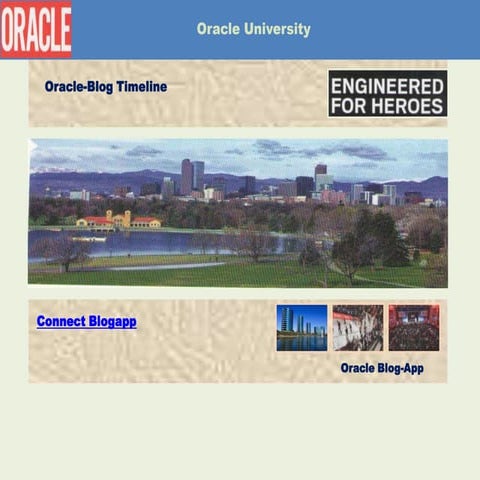 Oracle blog app | PPT