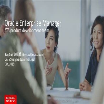 Oracle china campus recruitment ben xu | PPT