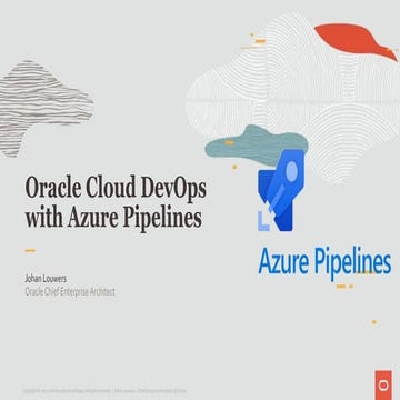Oracle Cloud With Azure Devops Pipelines Pptx Cloud Computing 4418