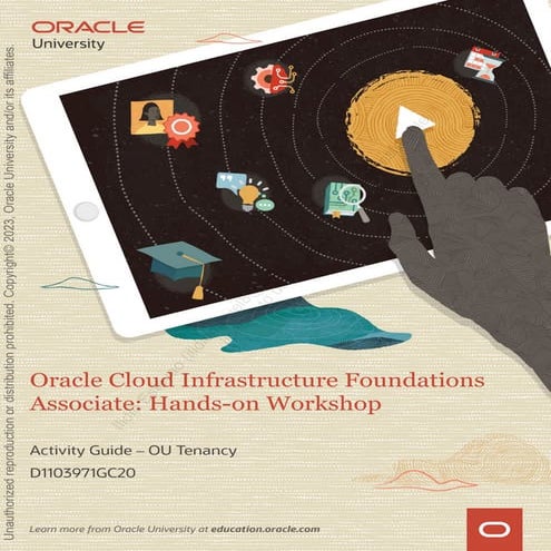 Oracle Cloud Infrastructure Foundations Associatehand Onpdf