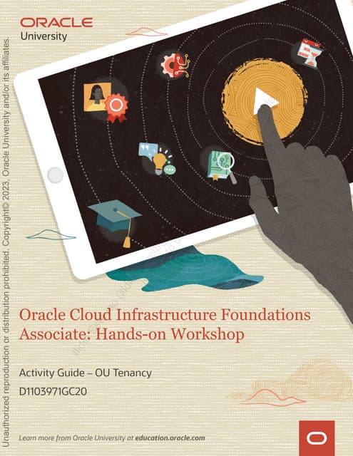 Oracle Cloud Infrastructure Foundations Associatehand Onpdf