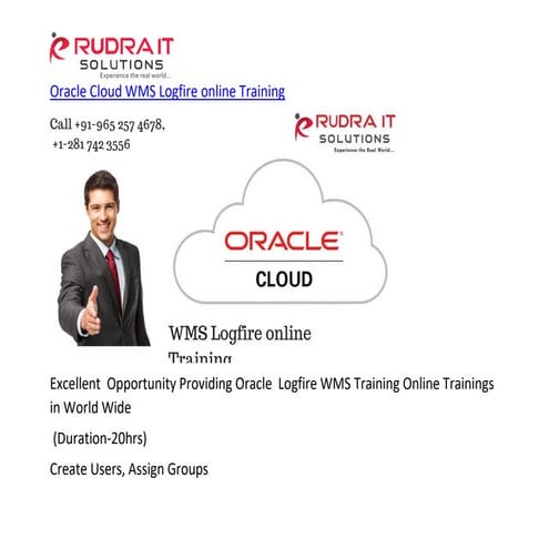 Oracle Cloud WMS Logfire online Training | PDF
