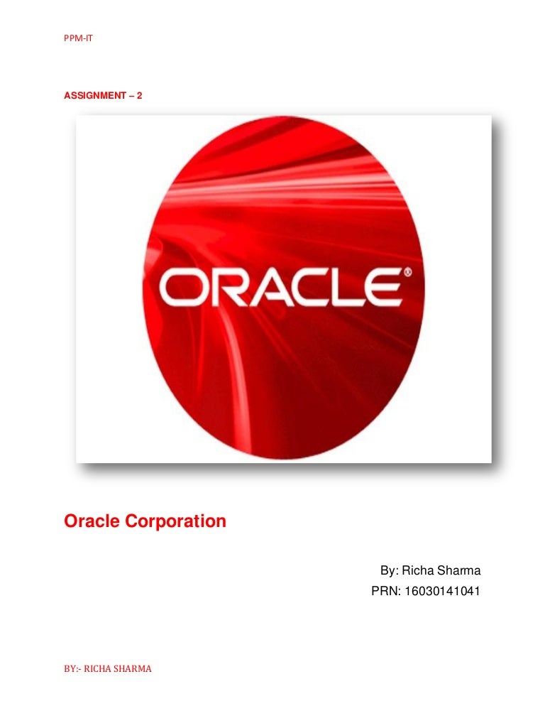 Oracle corporation 1