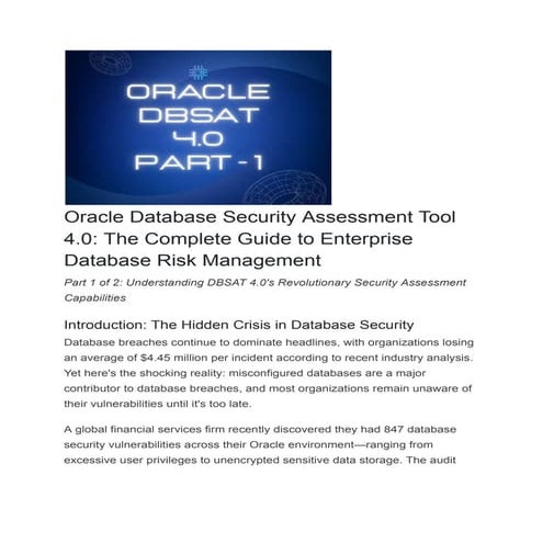 How To Install Oracle REST Data Services (ORDS) Setup | PDF