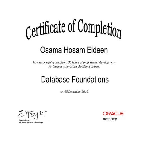 Oracle DB foundation | PDF
