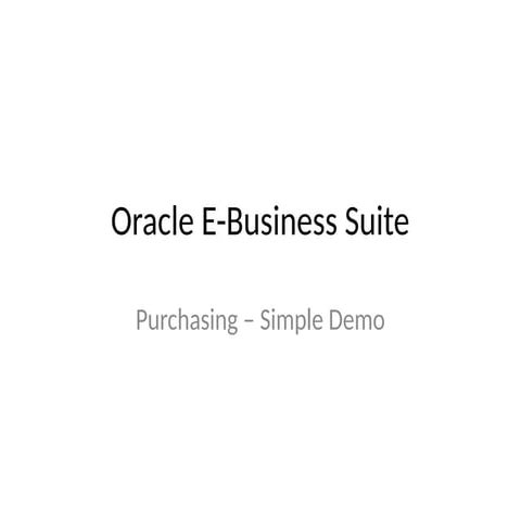 Oracle E-Business Suite Order Management Module – End-to-End Order to ...