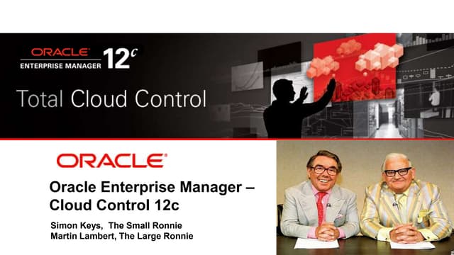 Oracle Enterprise Manager Cloud Control 12c Ppt 9411