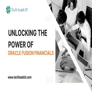Oracle Fusion Financials Online Training | PDF