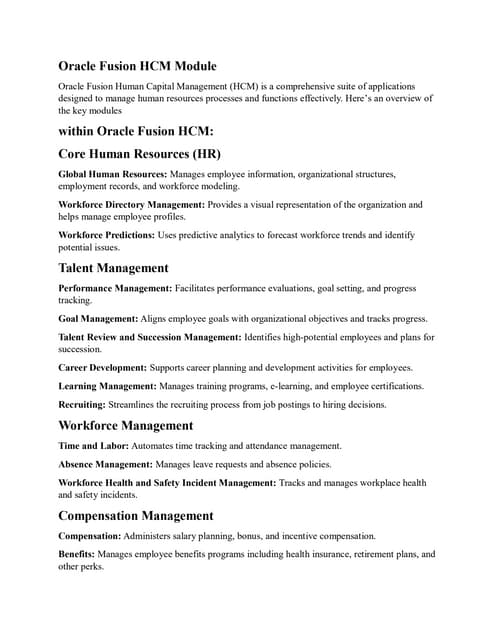 All you need to know about HR in 1 page. | PDF