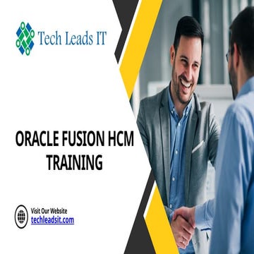 Master in Oracle Fusion HCM Training _TechLeadsIT | PPT