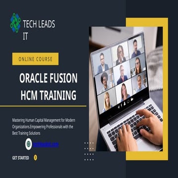 Oracle Fusion Hcm Training Techleadsit Pptx