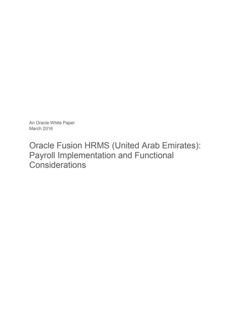 Oracle Fusion Hcm Payroll Process Flowpdf