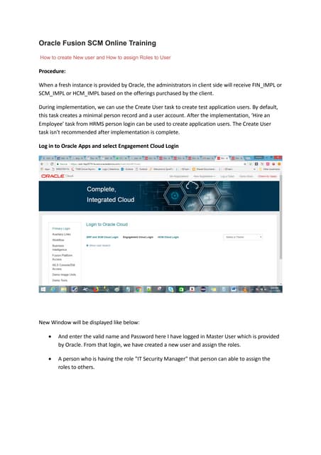Creating new users and roles in sap guide | PDF | Computing ...