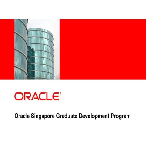 Oracle graduate development program | PPTX