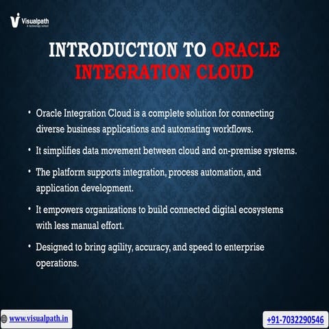 Oracle Integration Cloud – Complete Step-by-Step Integration Workflow ...