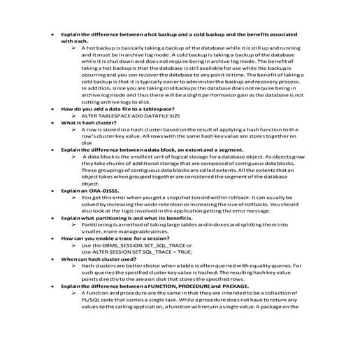 Oracle Interview Question And Answers Pdf