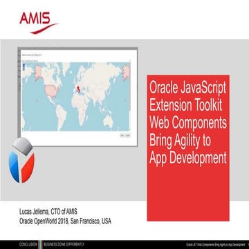 Oracle Javascript Extension Toolkit Web Components Bring Agility To App