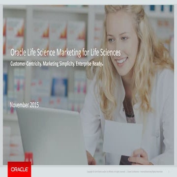 Oracle life science marketing introduction | PPTX | Cloud Computing ...