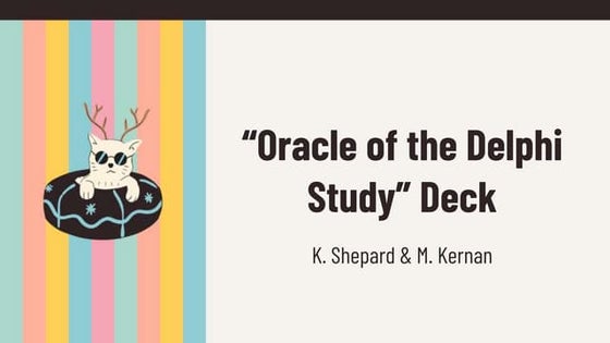 Oracle of the Delphi Study Deck Printable Cards | PDF