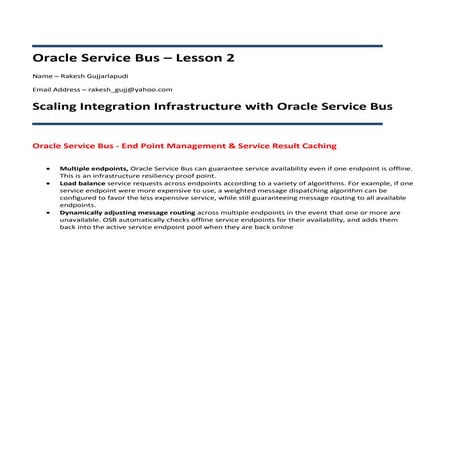 Oracle Soa Suite 11g Mediator Vs Oracle Service Bus Osb