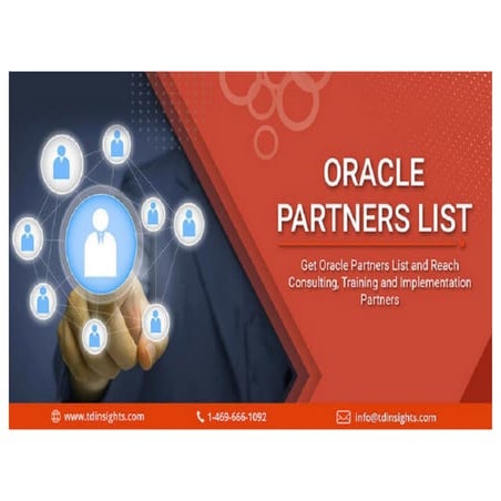 Oracle Partners List Ppt