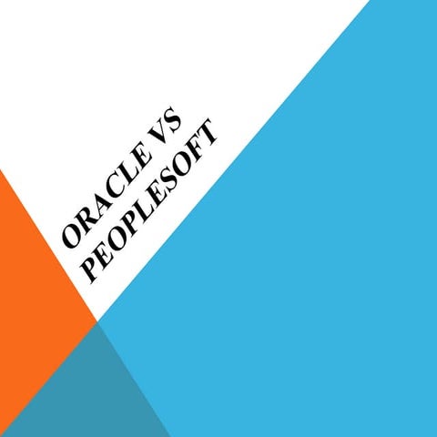 Oracle Peoplesoft Presentation Ppt