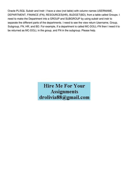 Oracle PLSQL Substr and Instr I have a view not table wi.pdf Oracle PLSQL Substr and Instr I have a view not table wi.pdf