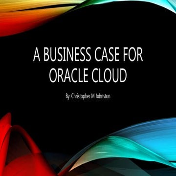 Oracle presentation | PPT