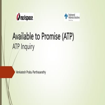 Available to Promise Oracle R12 ATP.pptx