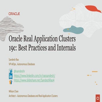 Oracle Real Application Clusters 19c Best Practices And Internals Emea Tour Oct 2019 Ppt 8800